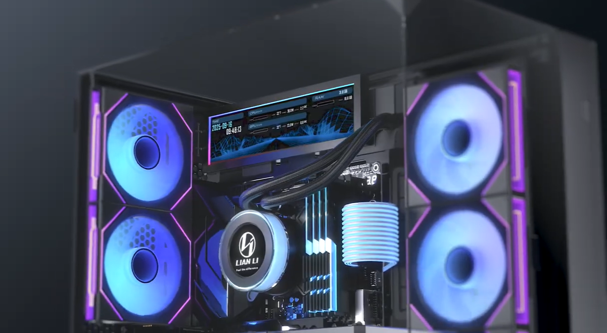LIAN LI Universal Screen brings style and smart PC upgrade - Basim Tech