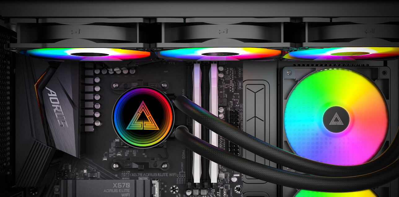 Montech LightFlow ARGB AIO cooler shines with style and solid cooling ...