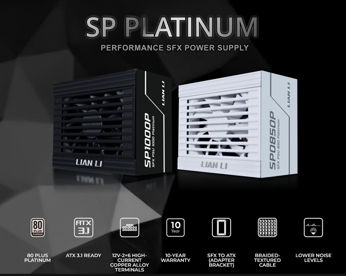 Lian Li’s new SP Platinum SFX power supplies bring strong and steady ...