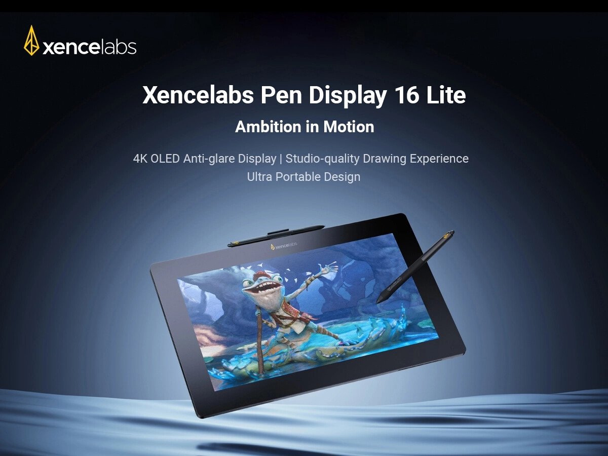 Xencelabs unveils stunning 4K OLED Pen Display 16 Lite for creative ...